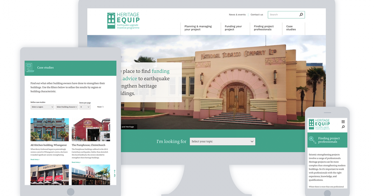 Heritage EQUIP (heritageequip.govt.nz) | Sector Showcase and Case Studies